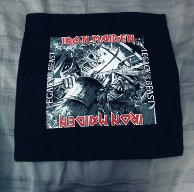 IRON MAIDEN Bandana Scarf Handkerchief 2022 Legacy Of The Beast Tour ...