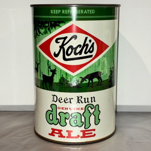 REPLICA Koch's Deer Run Genuine Draft Ale gallon beer can | eBay