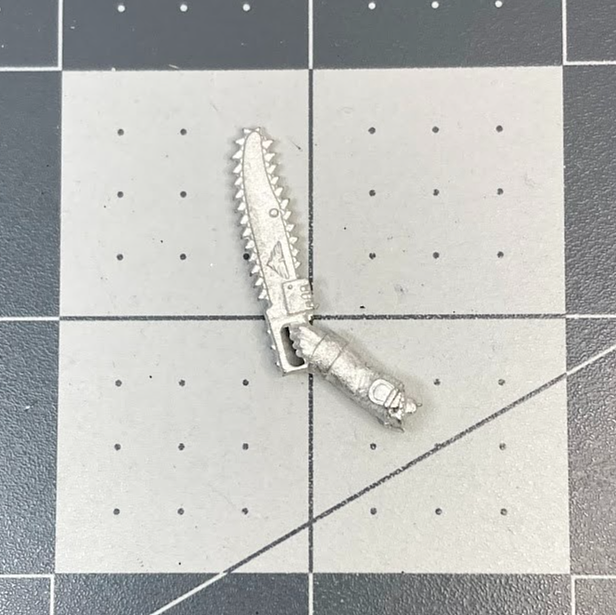 GW 40K Imperial Guard LEFT CHAINSWORD ARM commissar Citadel metal bit ...