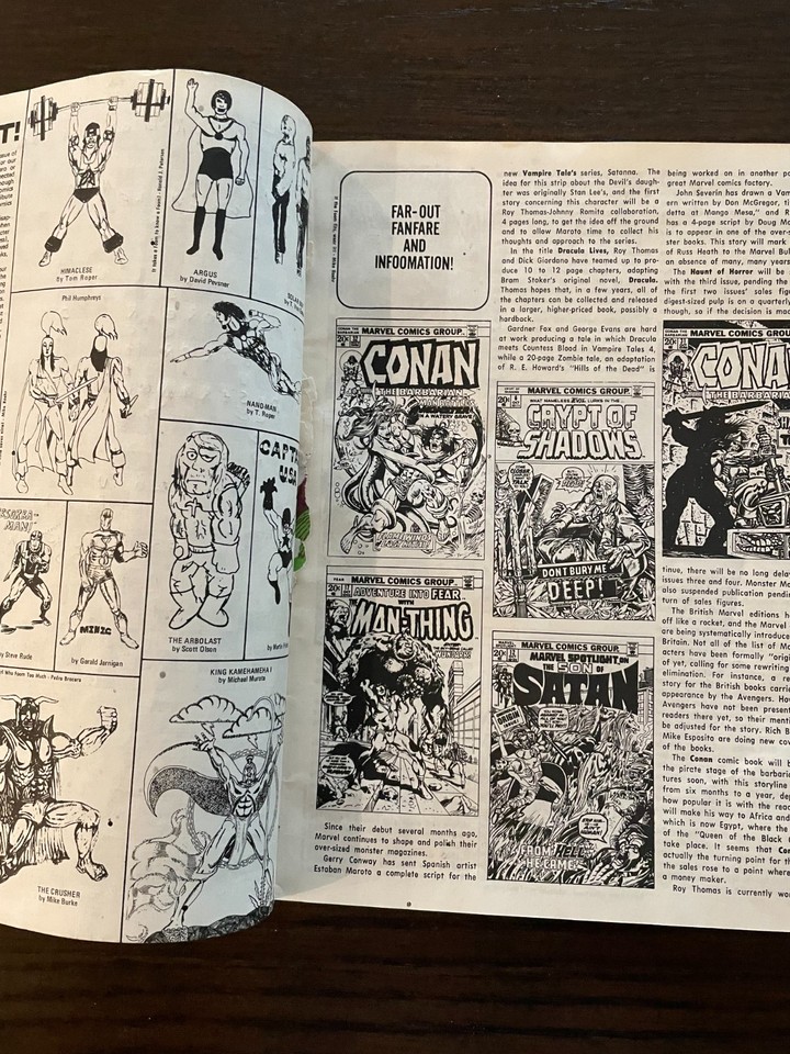 FOOM MAGAZINE #2 SUMMER 1973 MARVEL | eBay