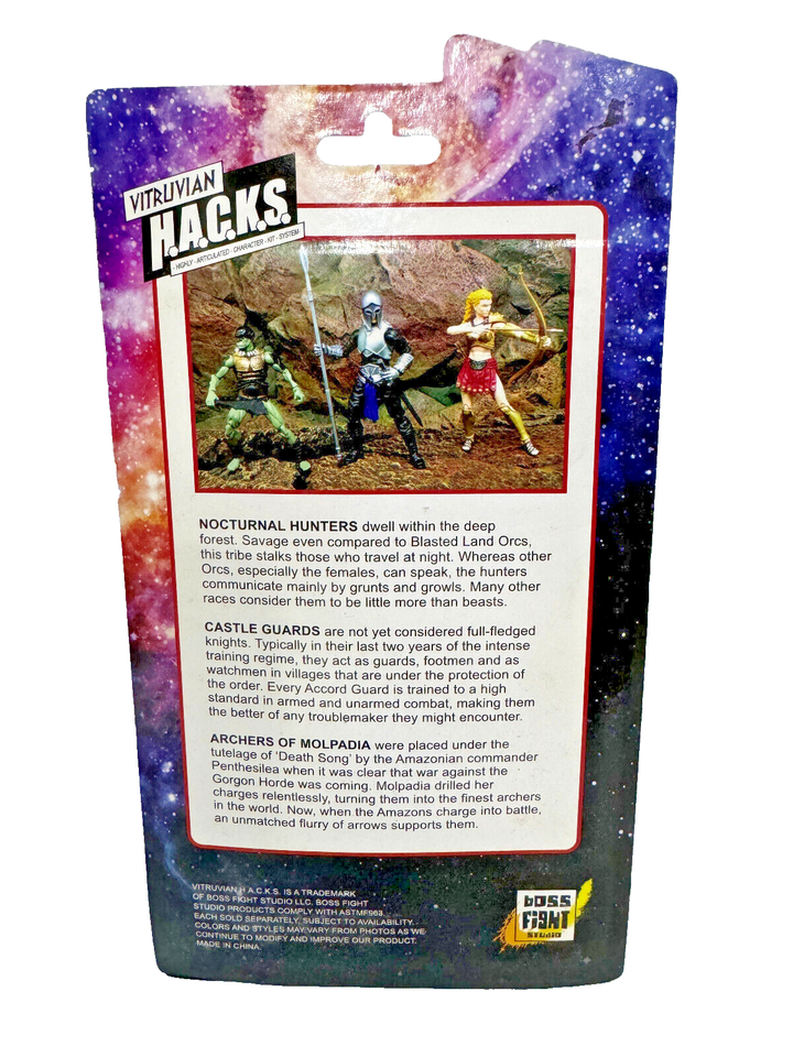 Boss Fight Studio Vitruvian HACKS Amazon Army Archer of Molpadia Action ...