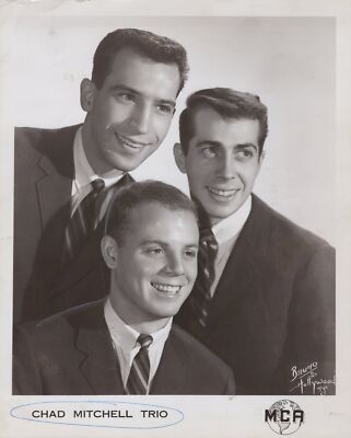 1961 Chad Mitchell Trio Newhart Northrop Auditorium Original Press ...