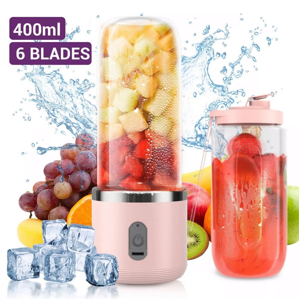 Electric Juice Maker Portable Blender Smoothie Mini Juicer Fruit ...