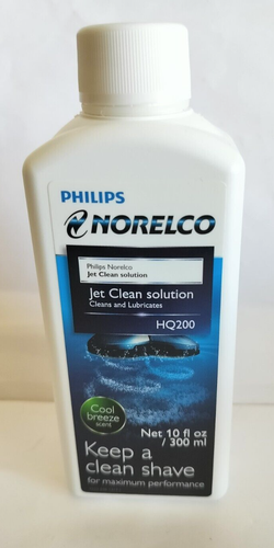 Philips NORELCO 300ml Jet Clean Solution HQ200 Razor 10 fl oz Shaving ...