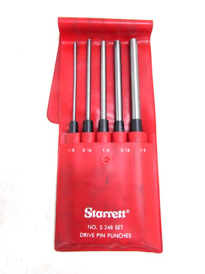 STARRETT TOOLS S 248 LONG DRIVE PIN PUNCH SET, USA | eBay