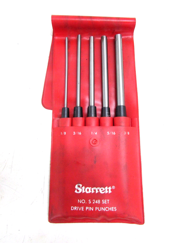 STARRETT TOOLS S 248 LONG DRIVE PIN PUNCH SET, USA | eBay