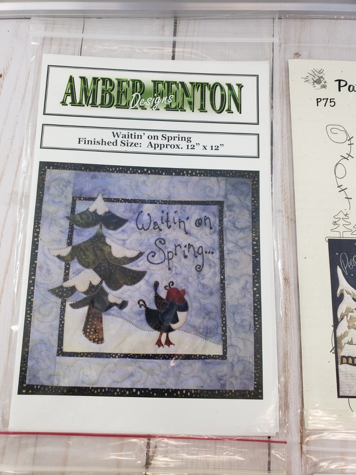 4 QUILT PATTERNS BACKDOOR QUILT SERIES, PATCH ABILITIES, RAGG BAGG ...