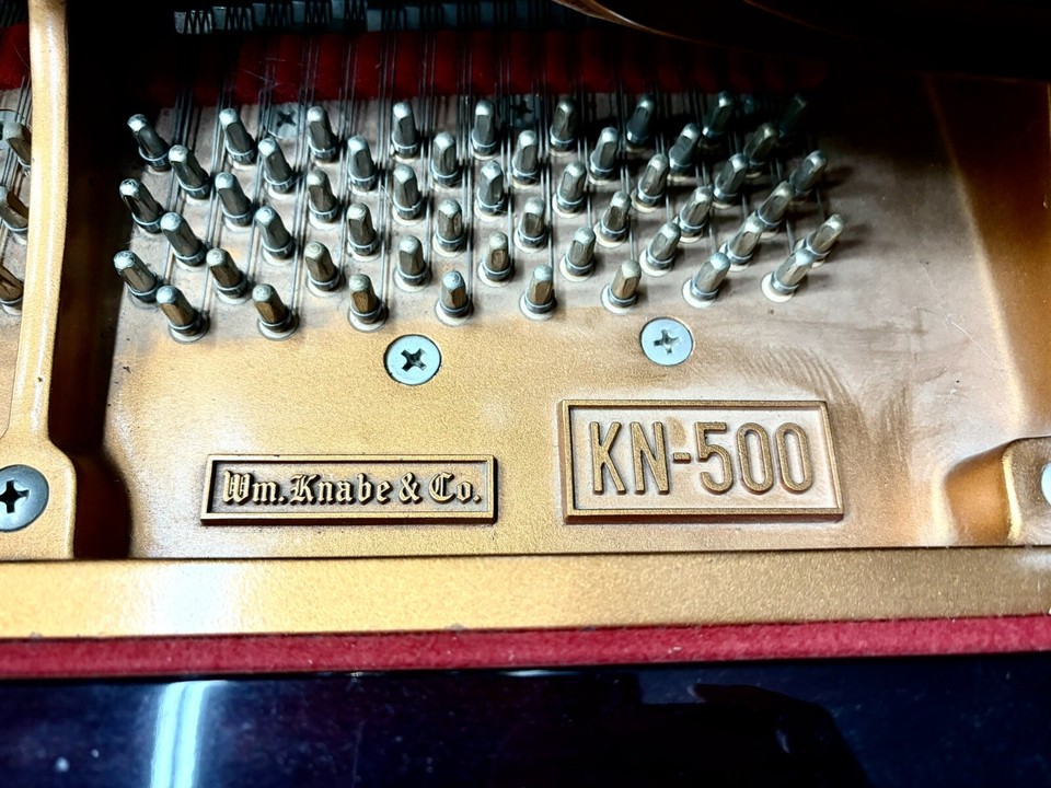 Knabe KN-500 Baby Grand Piano 5'2" Polished Mahogany | eBay