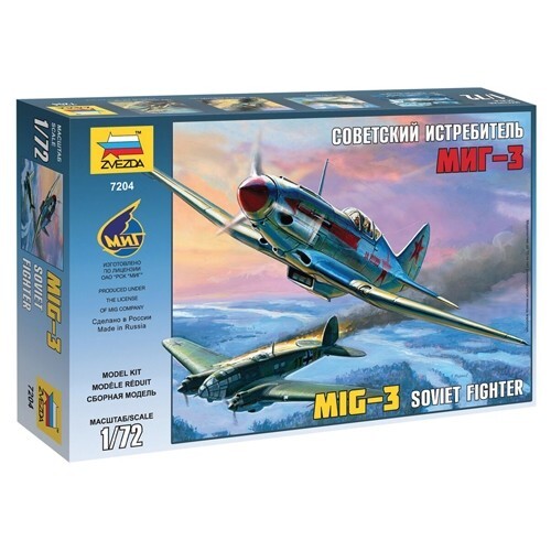 Zvezda #7204 1/72 MIG-3 Soviet Fighter | eBay