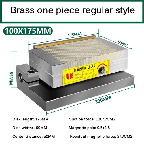 Sinusoidal Permanent Magnet Chuck Powerful Integrated Detailed Disk ...