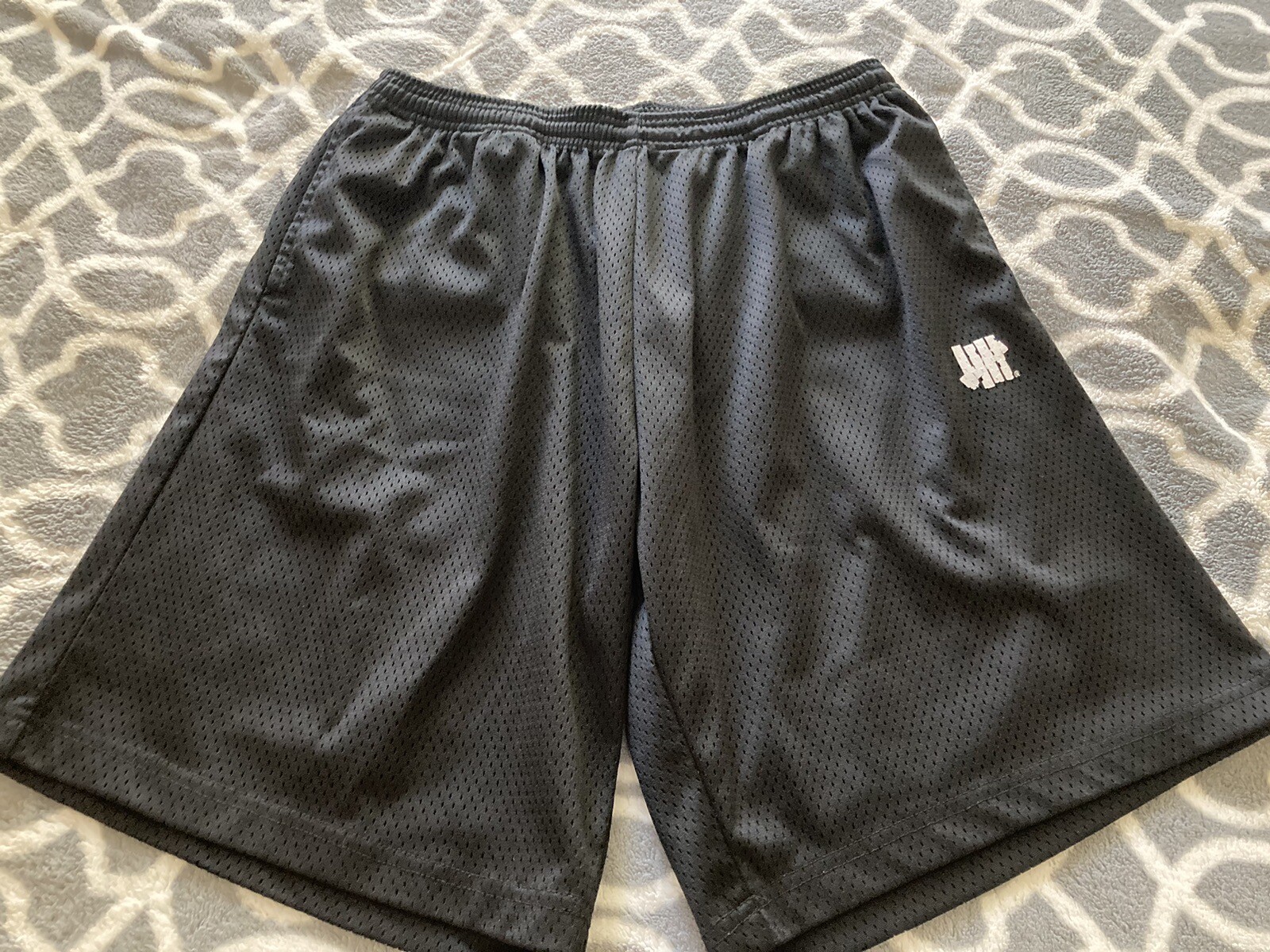 Men's Undefeated Basketball Shorts Black Size X-Large - Gem
