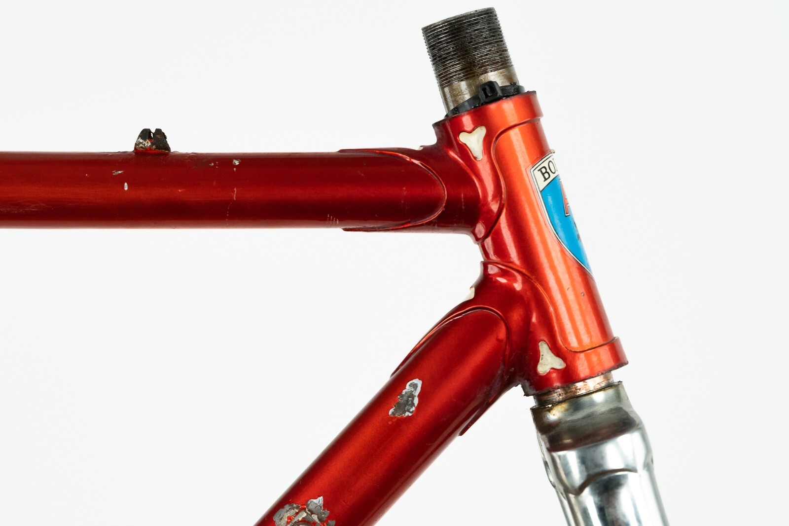 BOERIS COLUMBUS STEEL FRAME SET VINTAGE 70S ROAD BIKE RACING BICYCLE ...