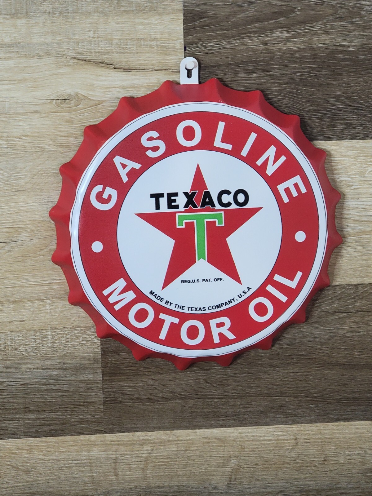Large Texaco Metal Sign Man cave Wall Decor oil gas vintage Texaco sign ...