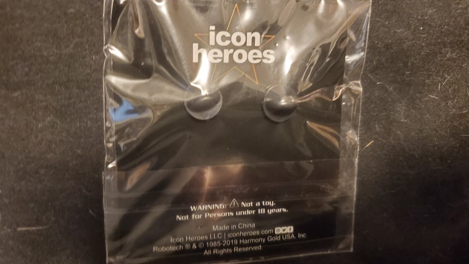 Robotech Roy Fokker Skull Leader Enamel Pin Icon Heroes 2019 | eBay