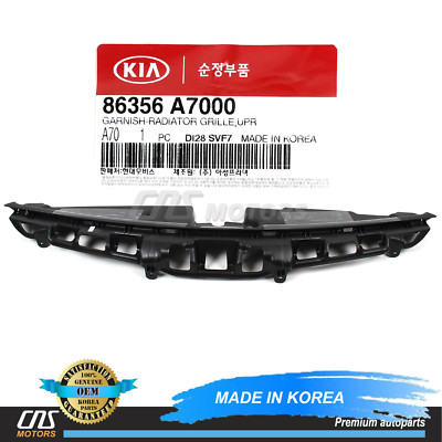 GENUINE Radiator Grille Upper Cover for 2014-16 Kia Forte & Koup ...