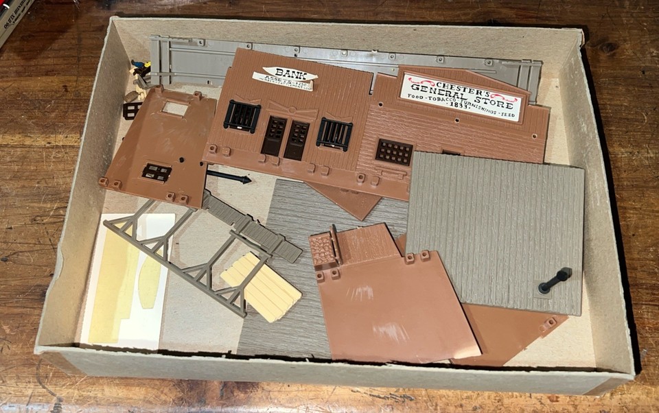 Vintage Model Train Bachmann Plasticville USA Old West Building Kit ...