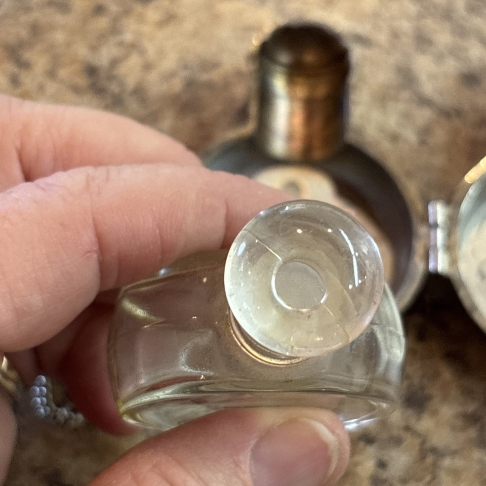 Vintage 1970s Faberge Cavale Perfume Bottle & Silver Tone Case | eBay