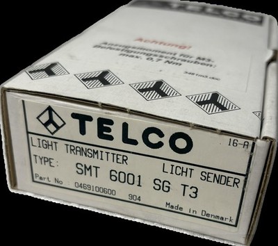 TELCO LIGHT TRANSMITTER SMT6001 SG T3 | eBay