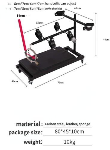 Brand-new Slave Steel Paving Rod Handcuff Collar Ankle Handcuff Rack ...