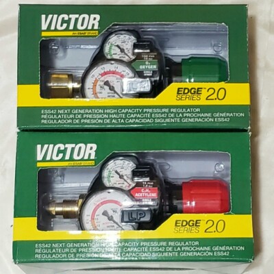 Victor Regulator Set ESS42 Edge 2.0 Oxygen Acetylene Cutting Welding ...