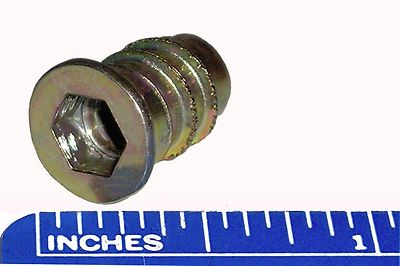 M6 6mm x 1.0 Steel Threaded Inserts for Wood 15mm High for 8mm Hole | eBay