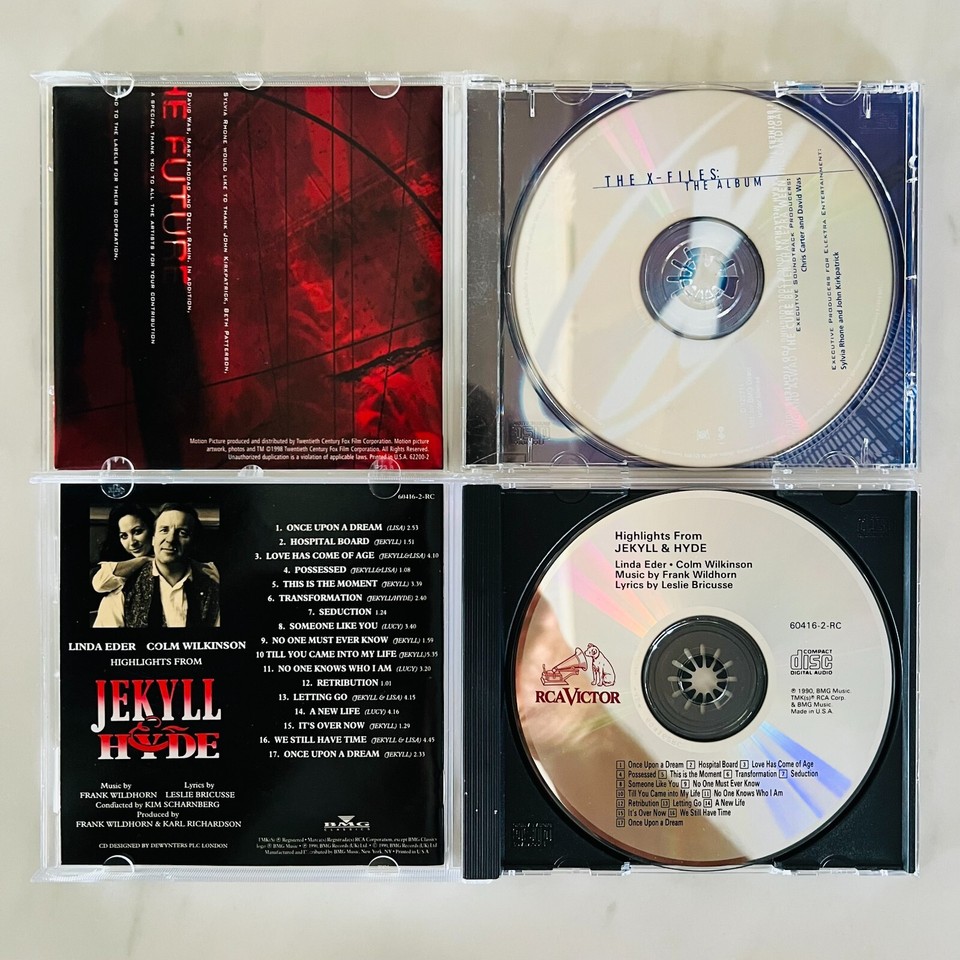Horror Soundtracks - Lot of 2 CDs - The X-Files - Jekyll & Hyde | eBay