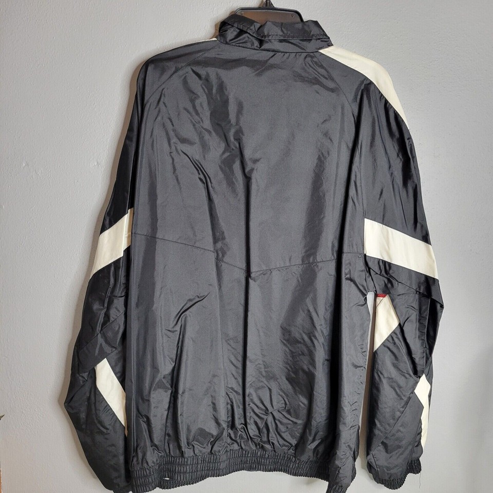Wisconsin Badgers Windbreaker Jacket Full Zip Nylon Mens XL Vtg Pro ...