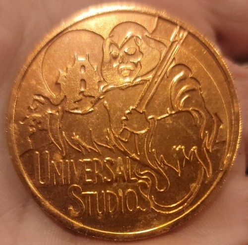 Universal Studios Halloween Horror Nights Copper Coin, Mint Coin 1996 ...