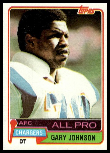 1981 Topps #370 Gary Johnson San Diego Chargers | eBay