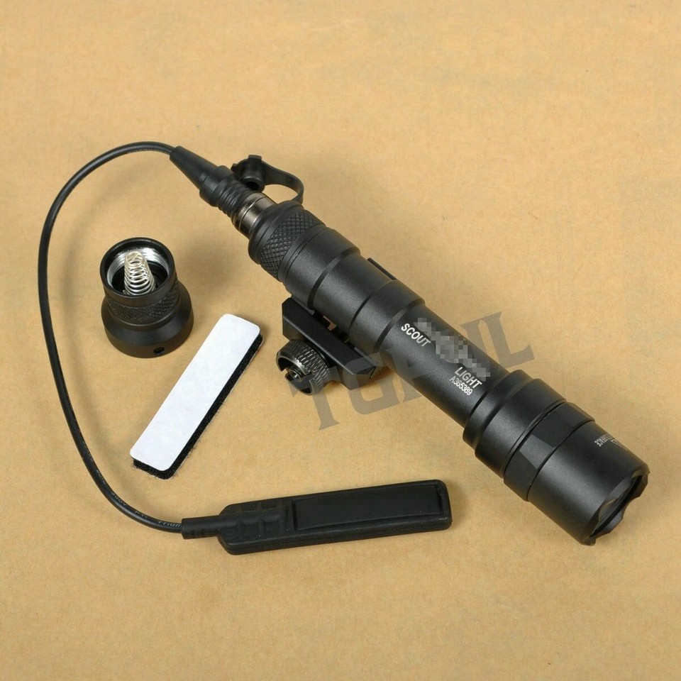 M300 M600 Light M-Lok Offset Flashlight Rail Base Scope Mount Combo Set ...