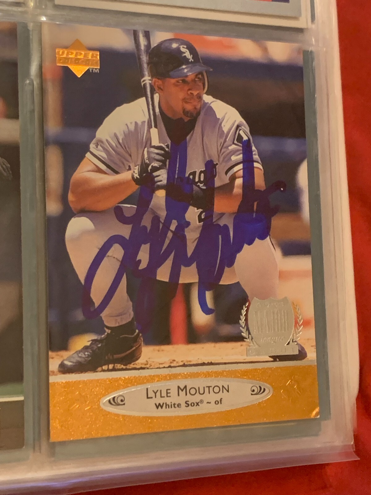 LYLE MOUTON AUTOGRAPHED SIGNED 1996 UPPER DECK CARD COA | eBay