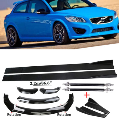 Front Bumper Lip Spoiler Side Skirts Rear Lip For Volvo C30 C40 C70 ...