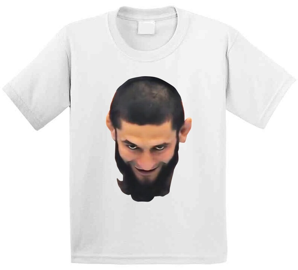 Khamzat Chivaev Mma Fighter Big Head Fan T Shirt | eBay