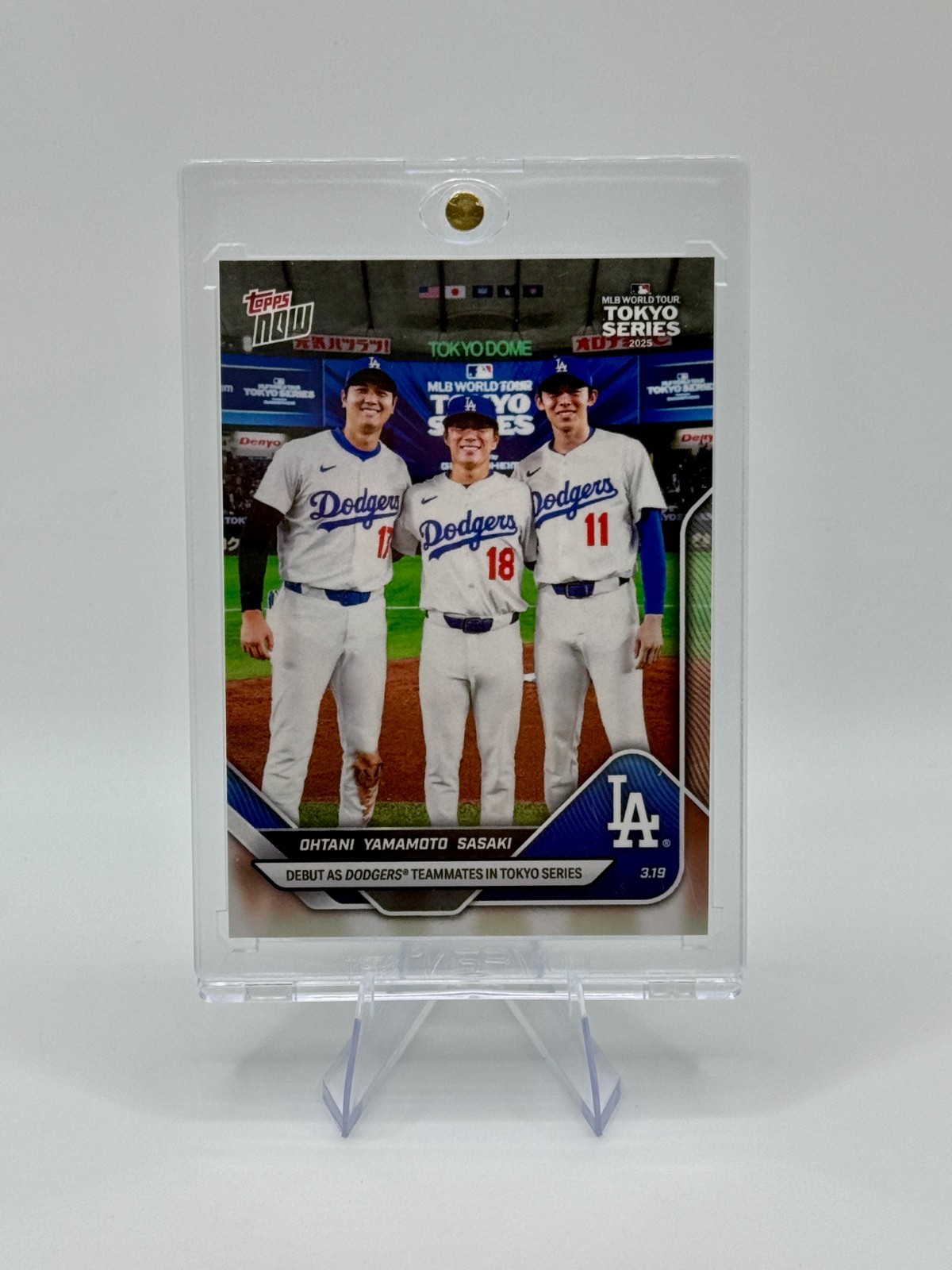 Roki Sasaki / Shohei Ohtani / Yoshinobu Yamamoto 2025 Topps Now #7 ...