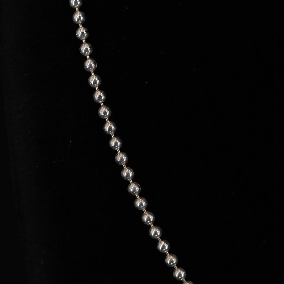 Sterling Silver - ITALY DNT 2mm Ball Chain 24" Necklace - 10g | eBay