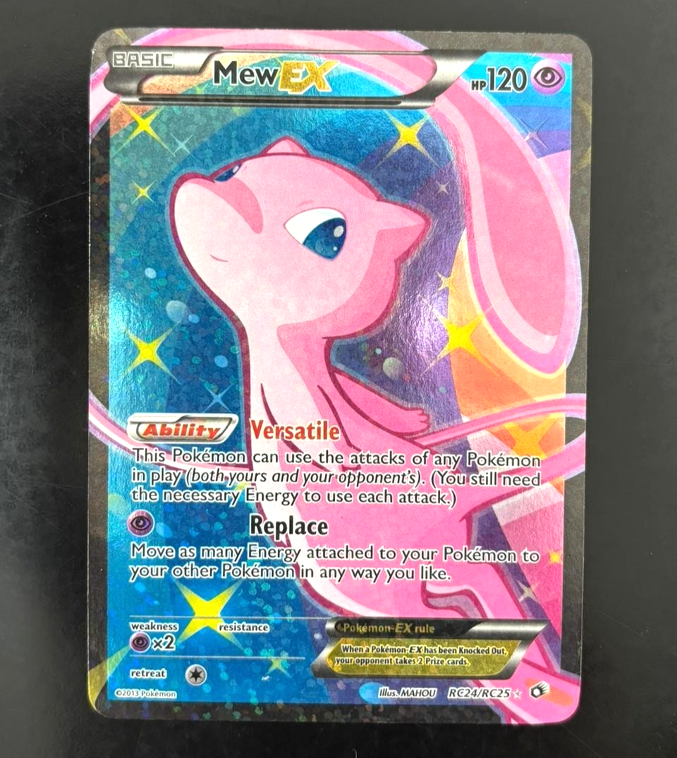 Mew EX (Full Art) RC24/RC25 Legendary Treasures: Radiant Collection ...