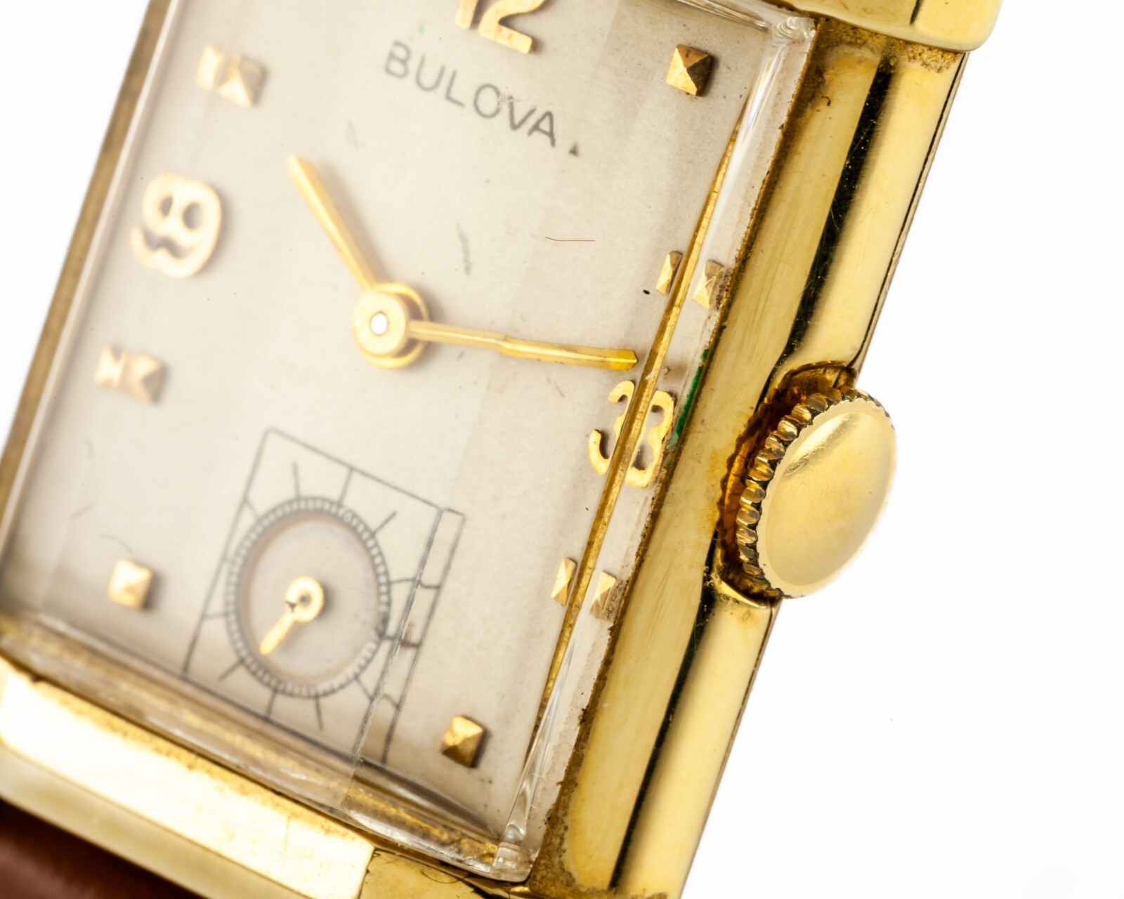 Bulova 14k Yellow Gold Men's Vintage Hand-Winding Dress Watch 7AK | eBay