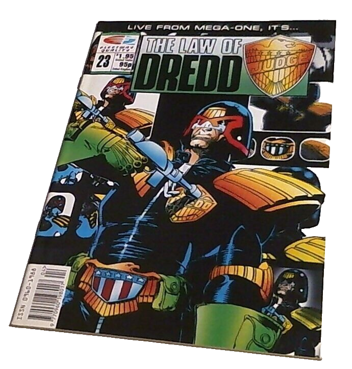 Judge Dredd Comic Strip Jonathan Green, Author: Short Story Saturday