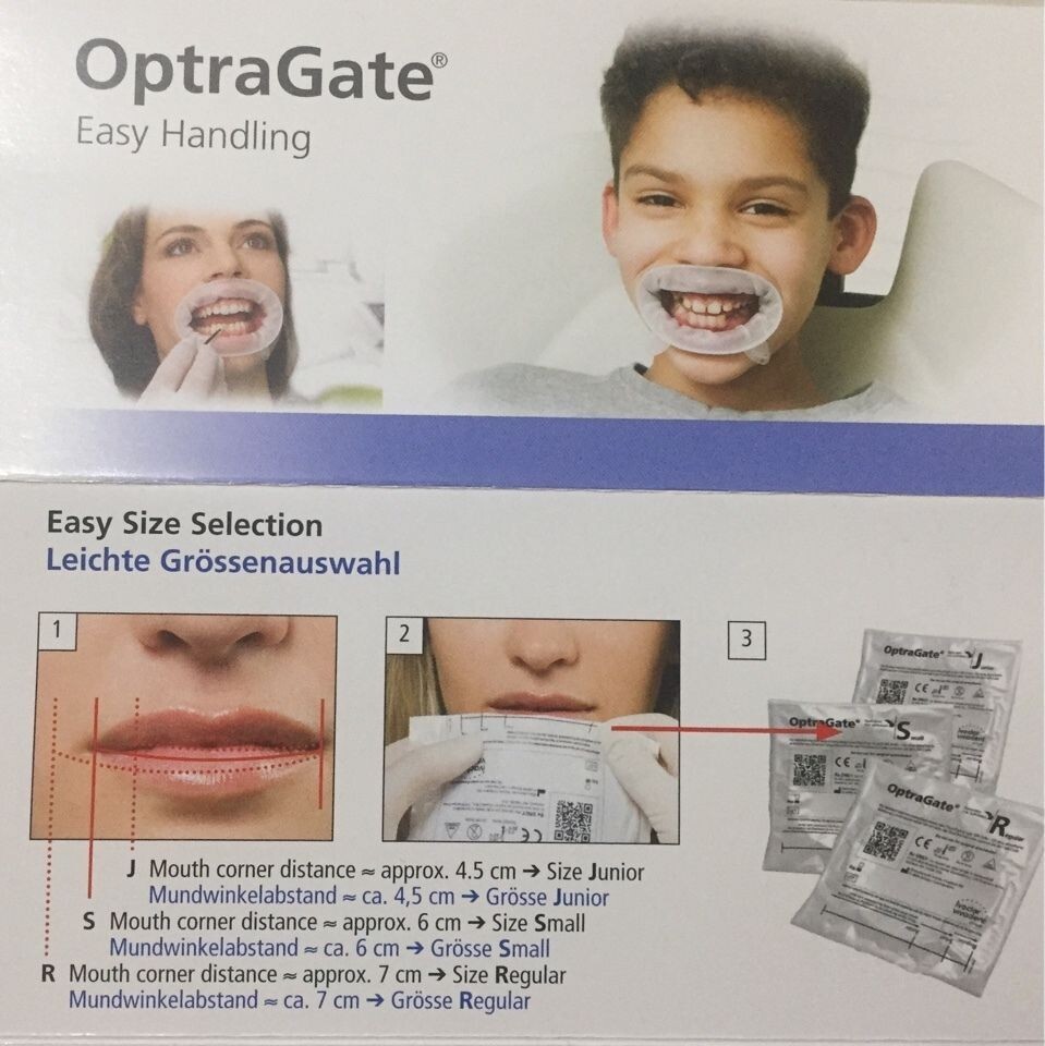 10 Piece Ivoclar Vivadent Optragate Dental Soft Lip & Cheek Retractor ...
