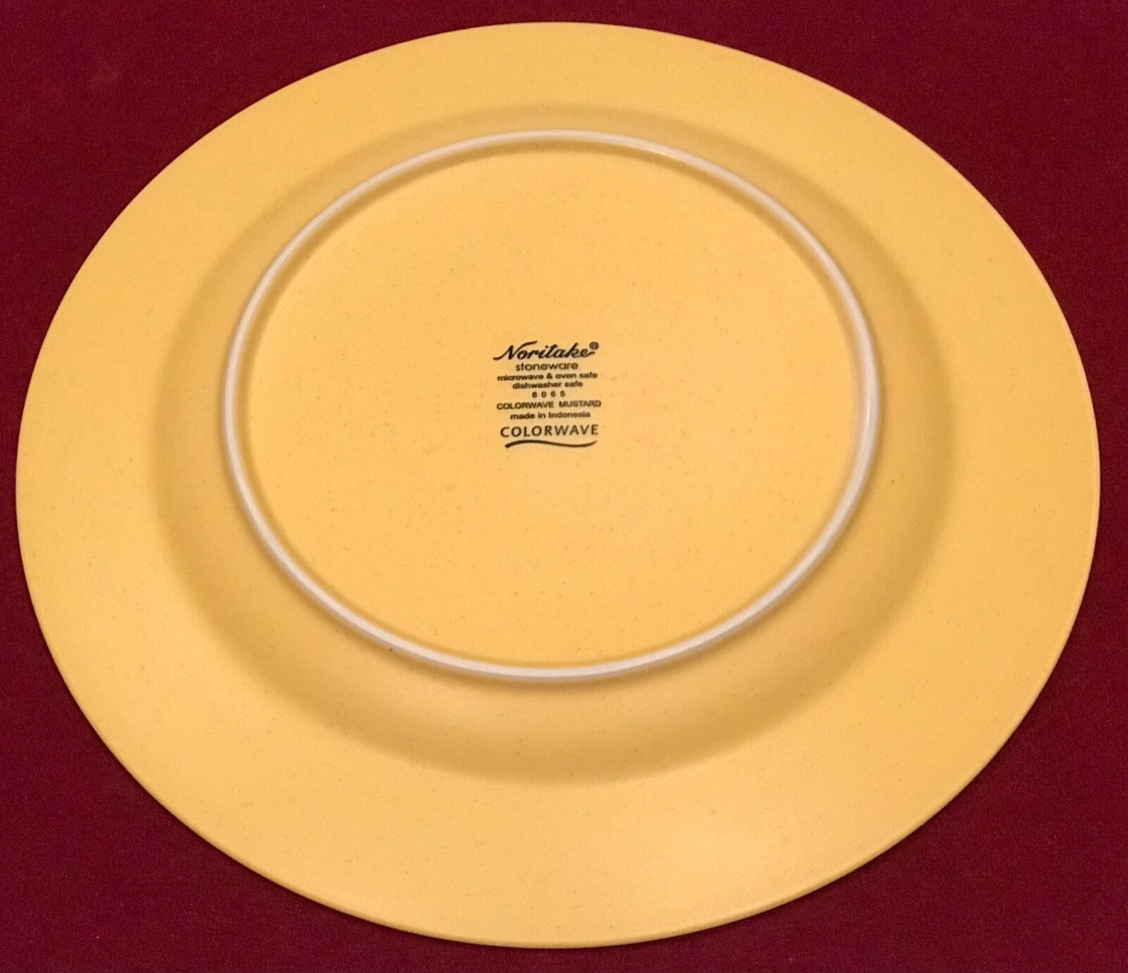 Noritake COLORWAVE MUSTARD 11” Rimmed Round Dinner Plate #8065 ...
