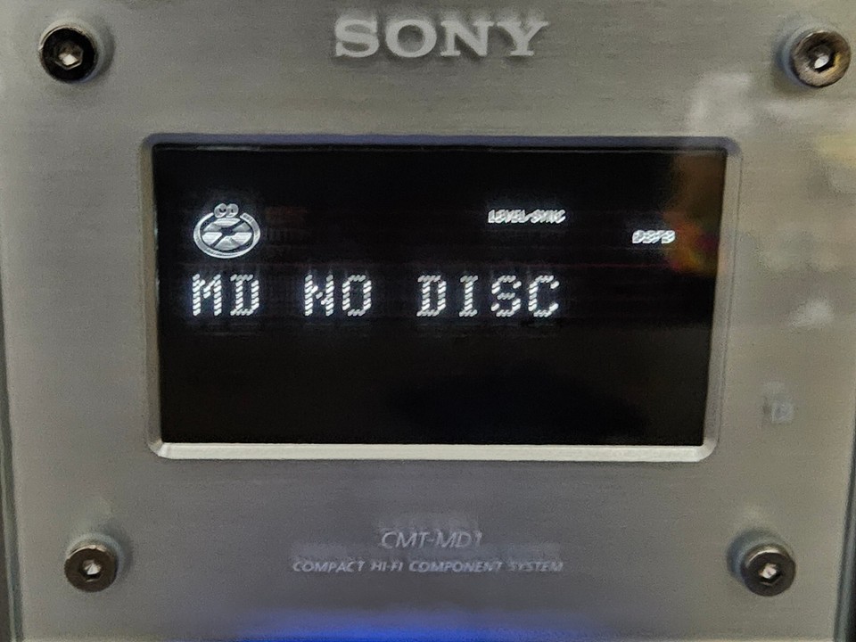 SONY CMT-MD1 Mini Disk Stereo System - VIDEO DEMO! 🎥📺 | eBay