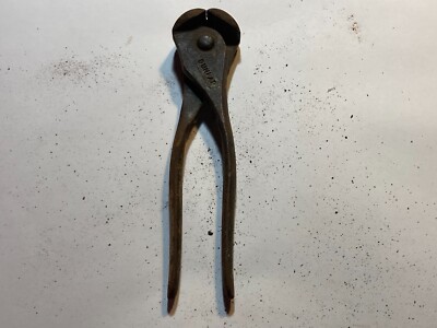 Vintage Dunlap Wire Fence Cutter Pliers Pinchers Nail Pullers Antique ...