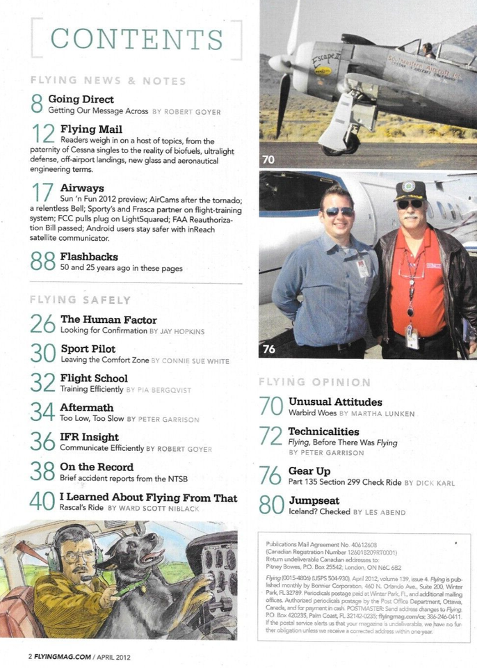 Flying Magazine Cirrus SR22 Father and Son Fly Alaska Highway Piston ...