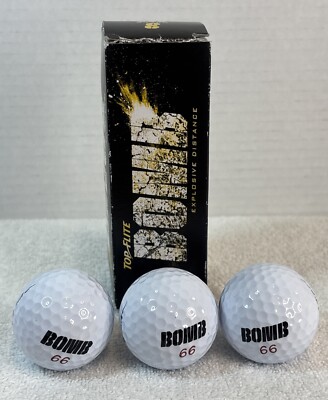 Top Flite BOMB Explosive Distance Golf Balls 3 Pack New | eBay