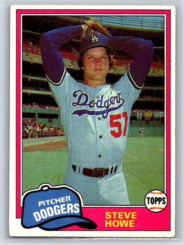 1981 Topps #693 Steve Howe Los Angeles Dodgers RC | eBay