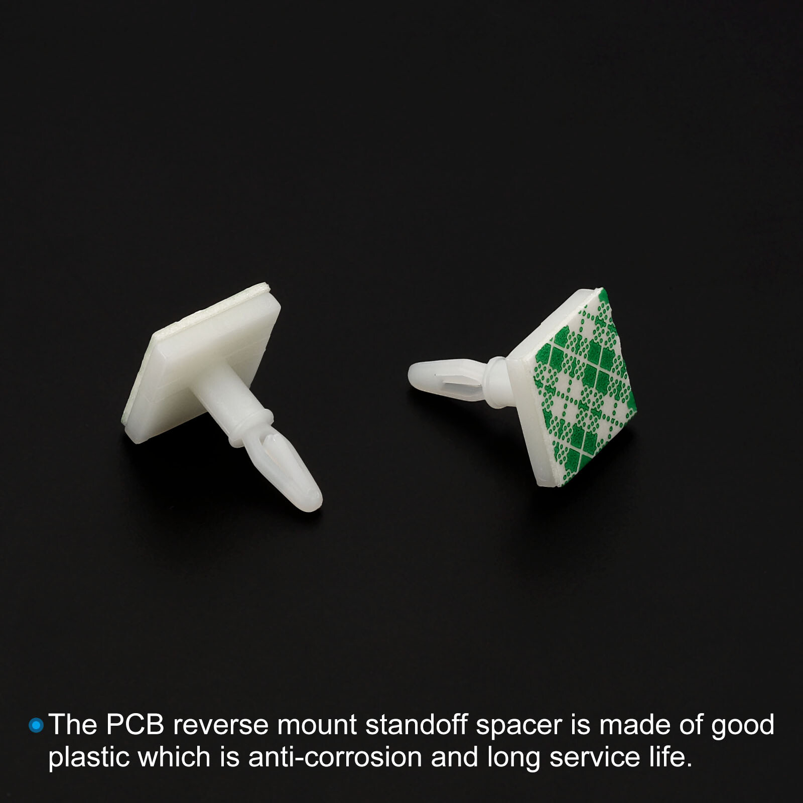 24Pcs Sticky PCB Spacer, 0.37" Supporting Height Adhesive Standoffs ...