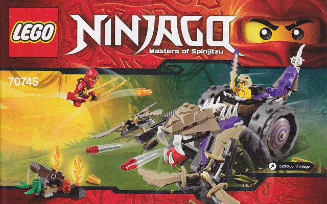 Lego Anacondrai Crusher 70745 NINJAGO Minifigure Building Set ...