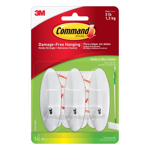 Command Medium Wire Hooks 17068-HWES | eBay