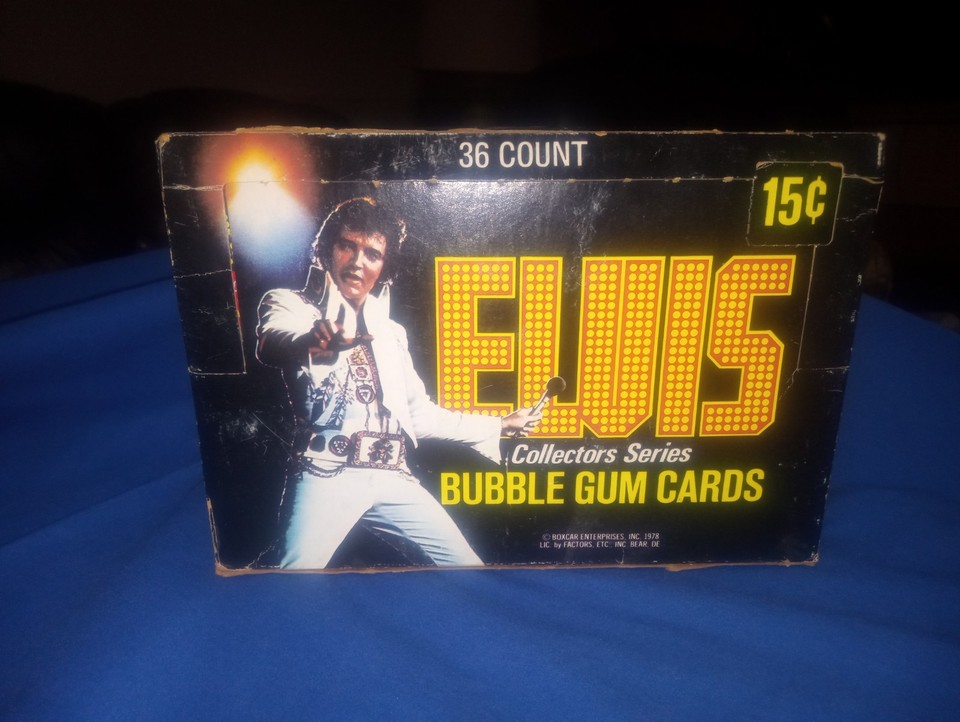 Elvis Presley Trading Cards 1978 Collectors Series Full Box 36 Wax ...