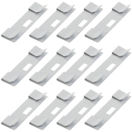 12 Pcs Curtain Metal Clips Vertical Blinds Replacement Carriers Slat ...